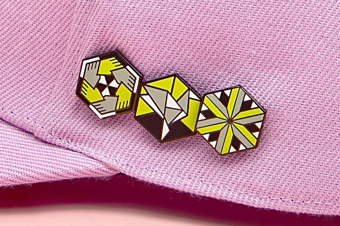 Agender Flag - 2nd Edition Pins [Set] | Proud Zebra