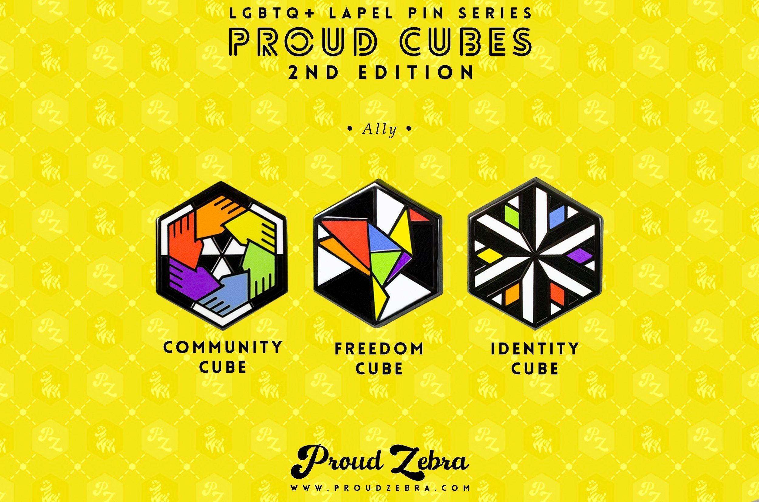 Ally Flag - 2nd Edition Pins [Set] | Proud Zebra