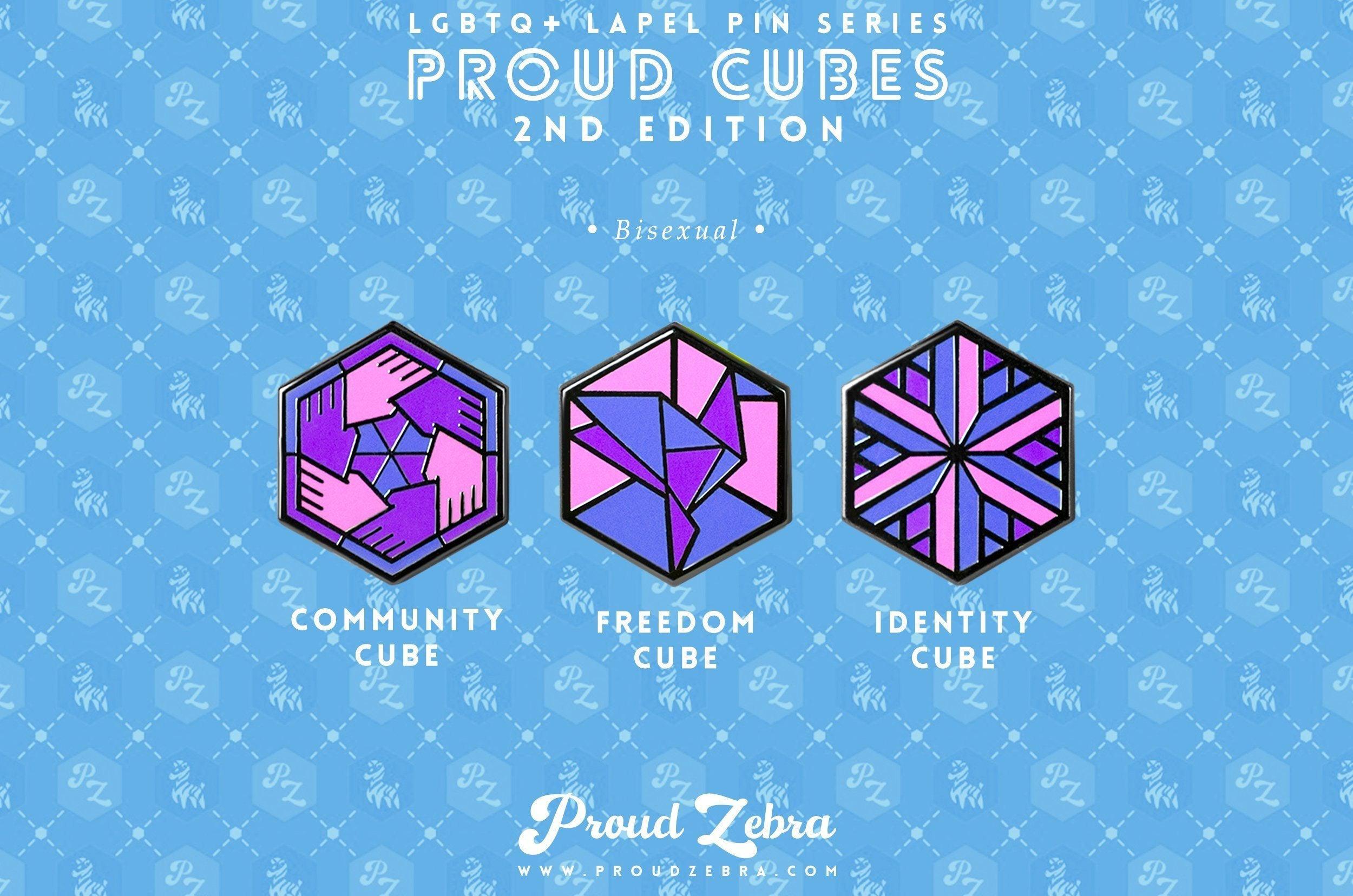 Bisexual Flag - 2nd Edition Pins [Set] | Proud Zebra