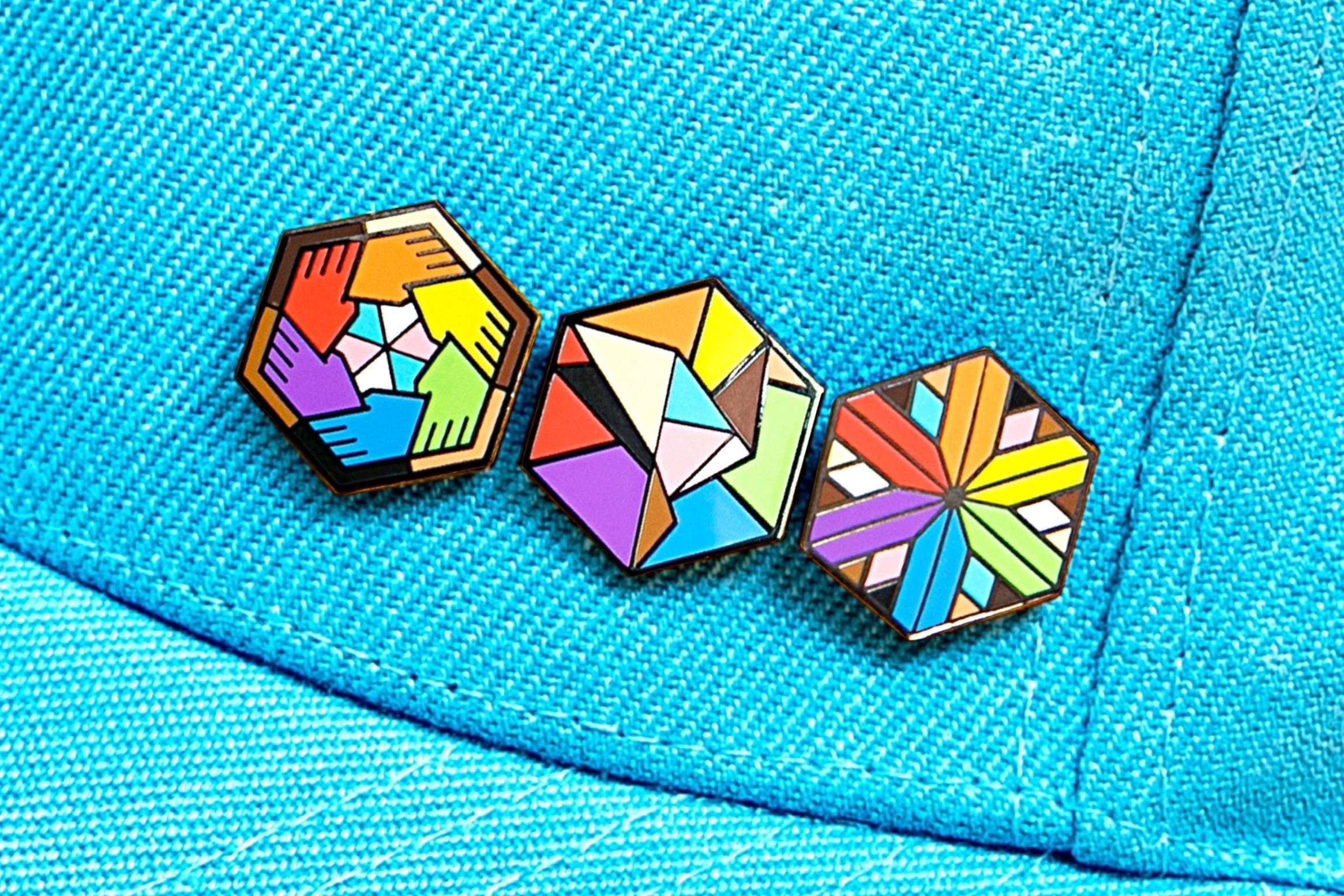 Inclusive Flag - 2nd Edition Pins [Set] | Proud Zebra