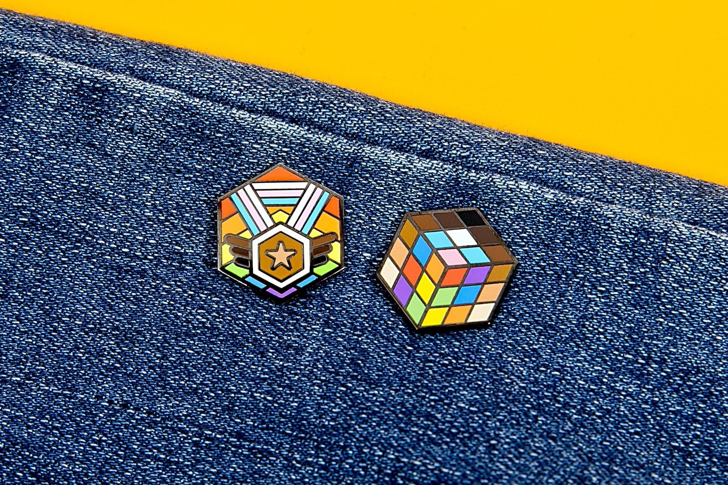 Inclusive Flag - 4th Edition Pins [Set] | Proud Zebra