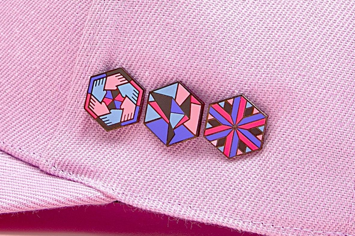 Omnisexual Flag - 2nd Edition Pins [Set] | Proud Zebra