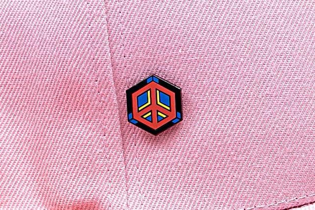 Polyamory Flag - Peace Cube Pin | Proud Zebra