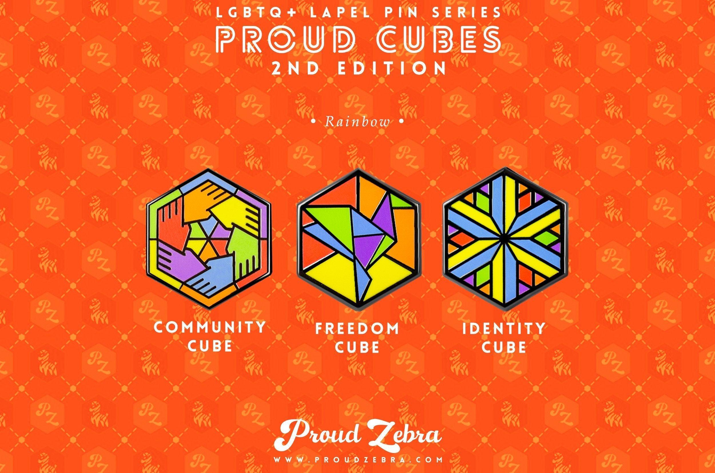 Rainbow Flag - 2nd Edition Pins [Set] | Proud Zebra